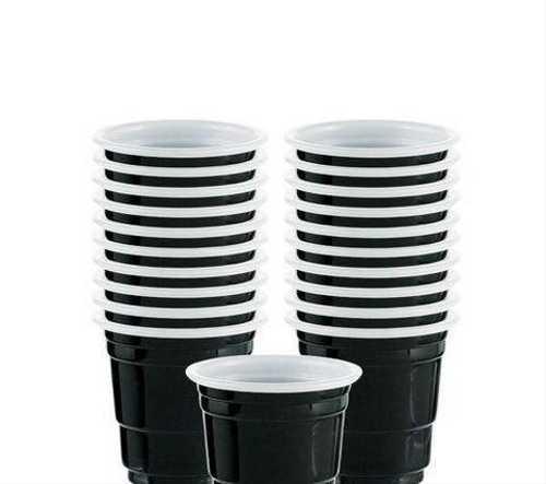 Черные стаканы для шотов & Mini black cups