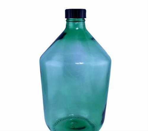 Стеклянная бутыль ссср, 10 л Зеленая