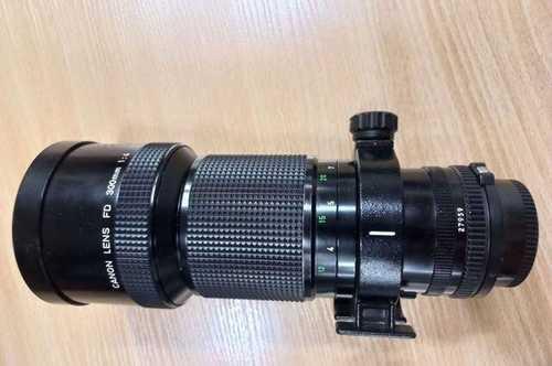 Объектив canon lens FD 300mm 1:4