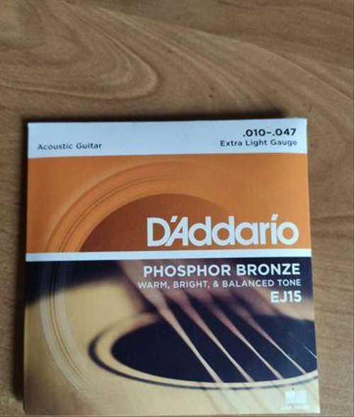 Струны d'addario 10-47