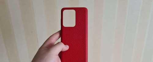 Красный кожаный чехол для Samsung Galaxy S20 Ultra