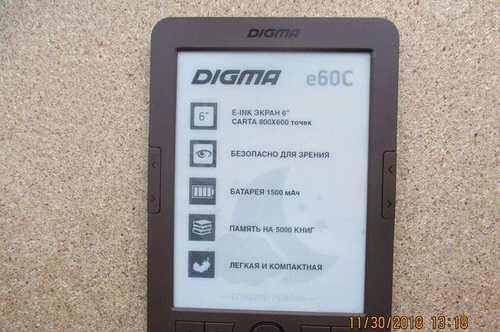 Электронная книга digma E60C