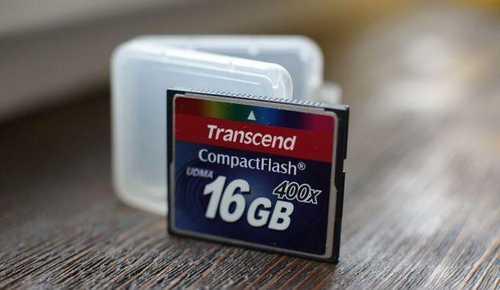 Флеш карта Compact Flash Transcend 16gb 400x