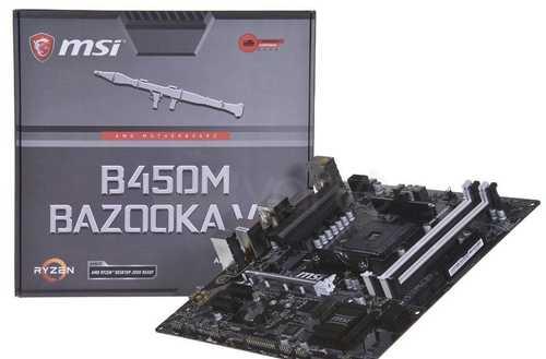 MSI B450M bazooka V2, новая