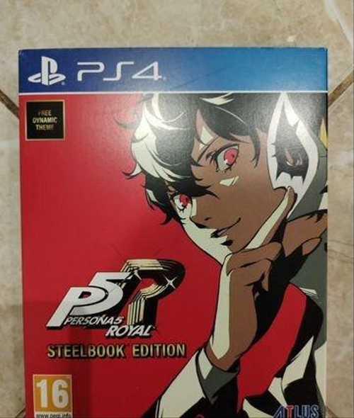 Persona 5 Royal steelbook для PS4