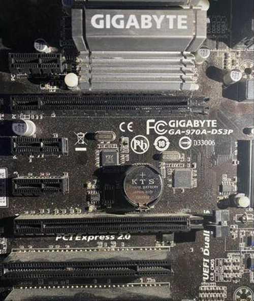 Материнская плата gigabyte ga970a-ds3p