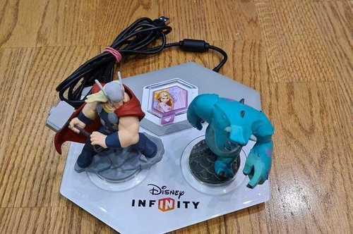 Disney infinity порта и 3 фигурки