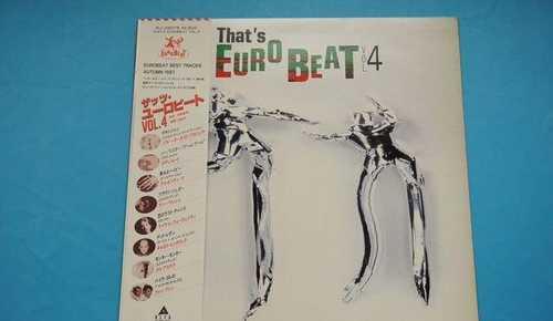 VA -1987 "That's Eurobeat Vol. 4" -Japan -LP