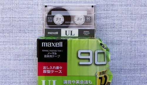 Аудиокассеты Maxell UL90 и UR60 (Япония)