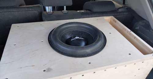 Сабвуфер Kingz Audio tsr-12x, усилитель Sundown sa