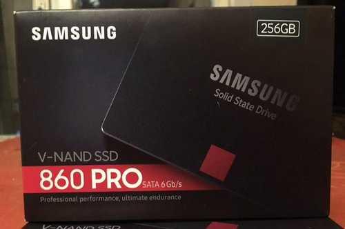 Ssd samsung 256GB 860 PRO новый 2шт