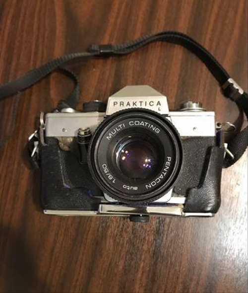 Фотоаппарат Praktica L и объектив pentacon 1.8/50