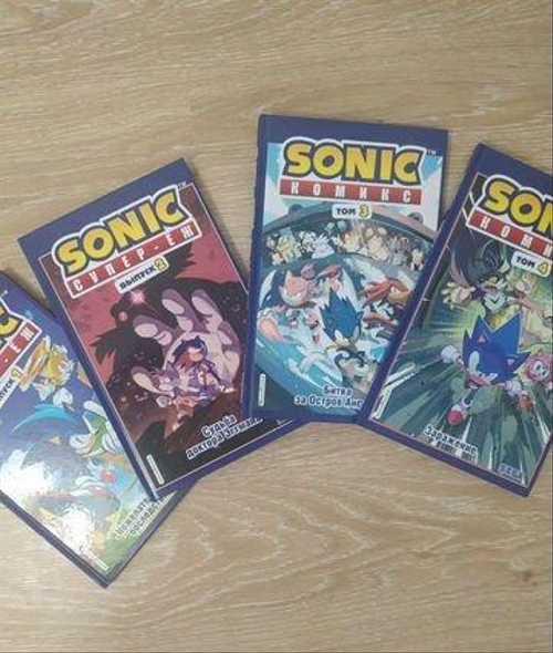 Комиксы Sonic the hedgehog тома 1-4