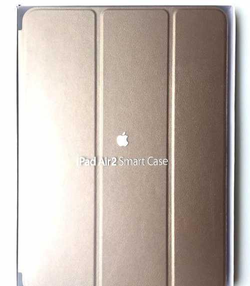 iPad Air 2 Чехол Кожаный Apple Gold Smart Original