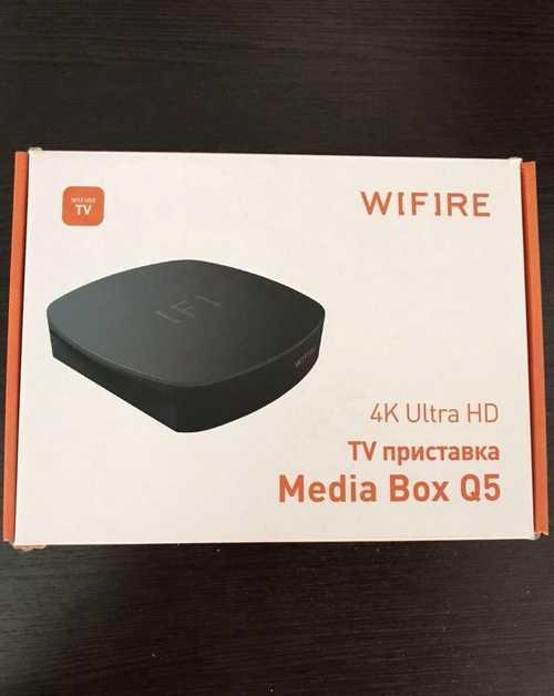 TV приставка Media box Q5 4k ultra HD