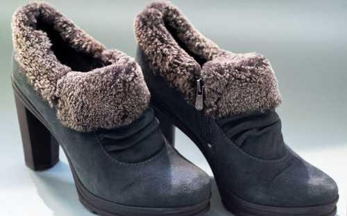 Зимние ботинки на устойчивом каблуке Carnaby