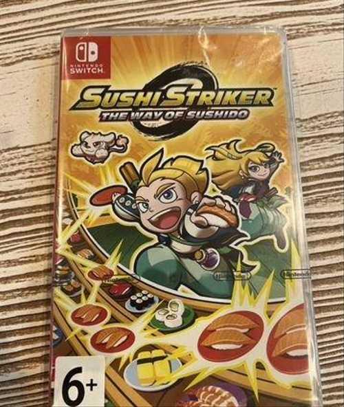 Игра Sushi striker nintendo switch (новый)