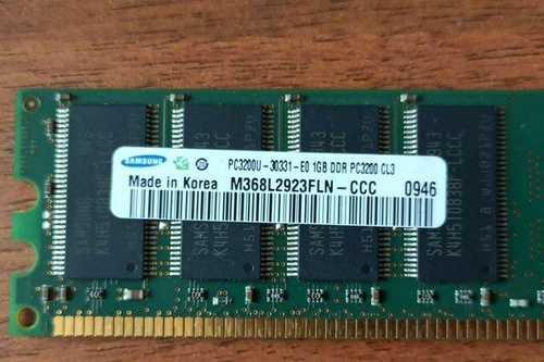 DDR1 1GB samsung M368L2923FLN-CCC