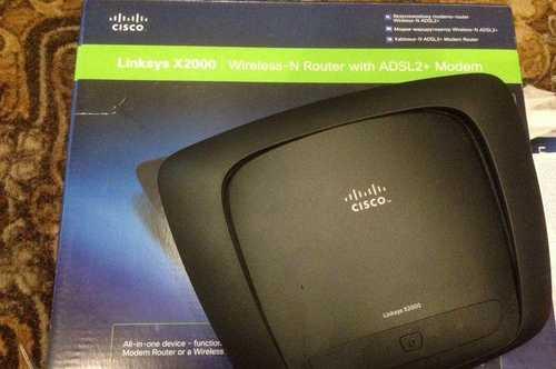 Роутер б/у wi-fi Linksys X2000 cisco | Festima.Ru – частные объявления