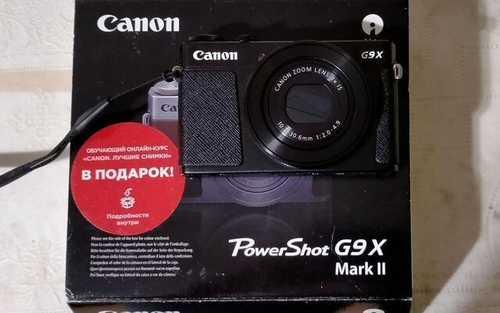 Компактный фотоаппарат Canon PowerShot G9X MarkII