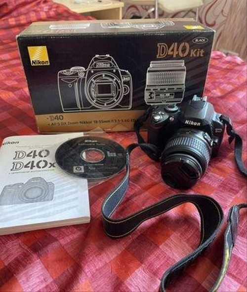 Зеркальный цифровой фотоаппарат Nikon D40 kit