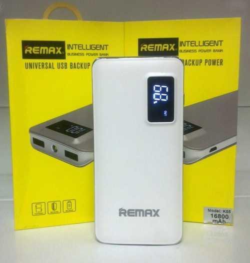 Power Bank внешний аккумулятор Remax 16800 mAh