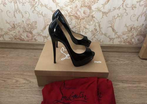 Туфли christian louboutin lady peep оригинал