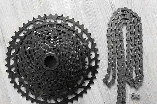 Кассета sram SX PG-1210 и цепь sram NX