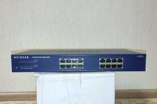 Коммутатор Netgear ProSafe JGS516 16 x RJ45