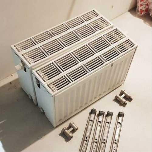 Радиаторы отопления - стальные, панельные, 2 шт