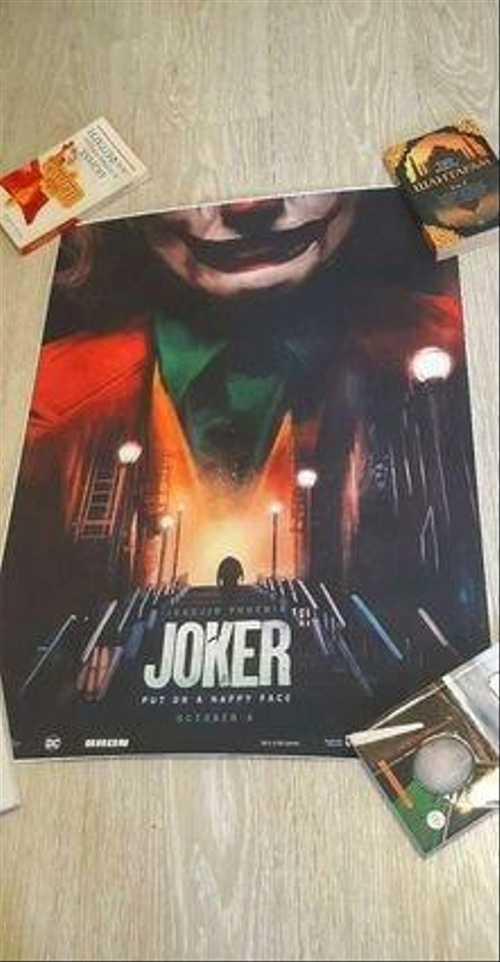 Постер Джокер Joker тканевый 70х50