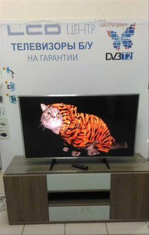 Телевизор LG 49" Smart,Wi-Fi,серебристый металл