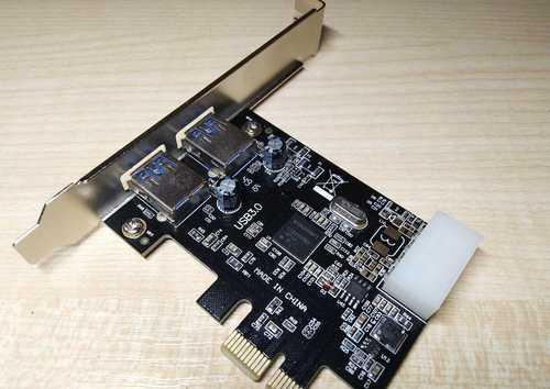 USB контроллер PCI-E USB3.0 2xPort Card