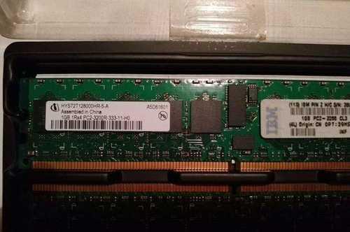 1Gb 1Rx4 PC2-3200R DDR2 серверная память