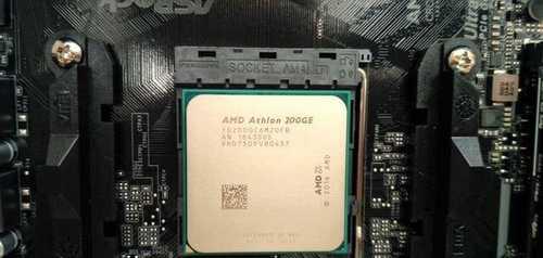 Комплект Athlon 200GE, A320, 4*2GB RAM, Vega3, AM4