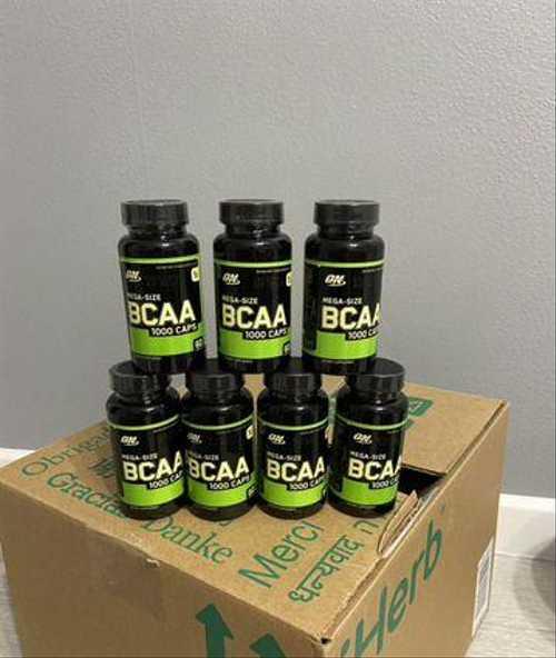 Bcaa (бца) 1000 Caps, 1г, 60 капсул новые