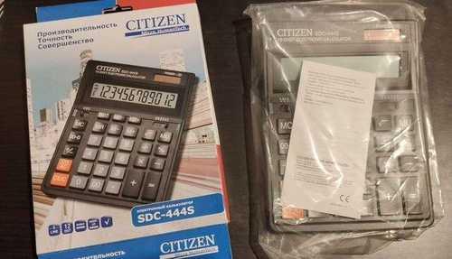 Калькулятор citizen sdc-444s 12 dgt
