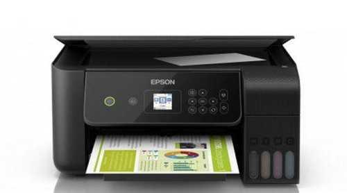 Мфу Epson L3160 с снпч и чернилами originalam