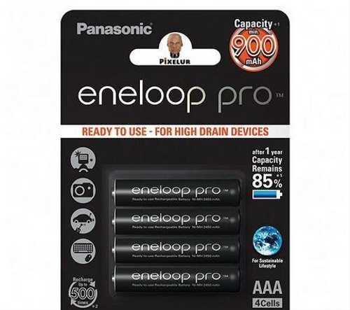 Аккумуляторы Panasonic Eneloop Pro AAA (блистер 4