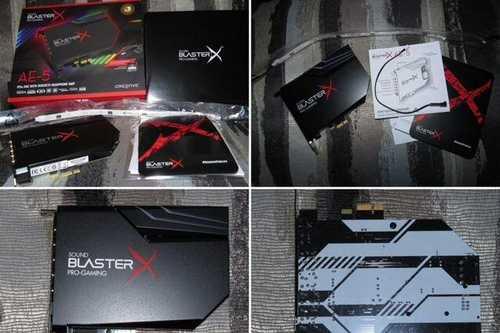 Звуковая карта PCI-E creative BlasterX AE-5