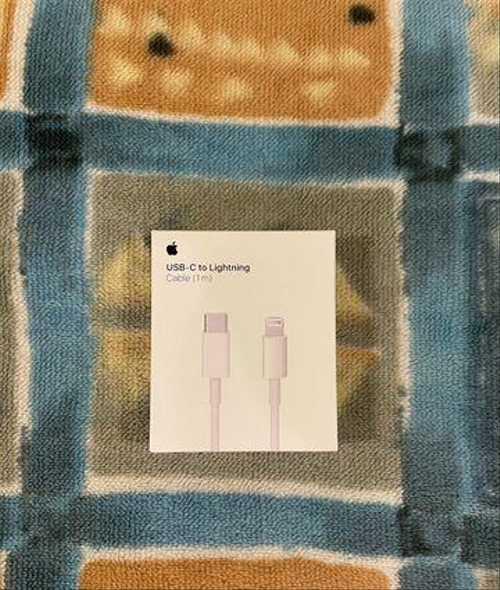 Новый оригинальный провод для зарядки iPhone USB-C
