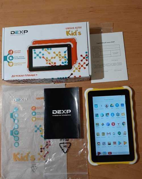 Новый планшет Dexp Ursus S170i Android 7 8GB 4ядра