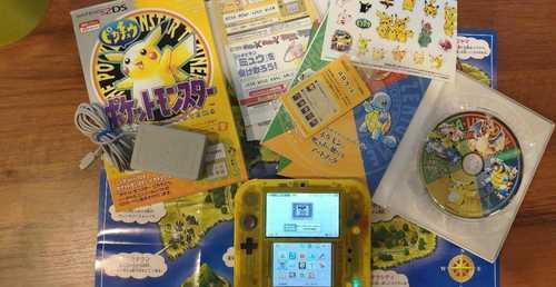 Nintendo 2DS 20th Pokemon Yellow + Pokemon Sounds