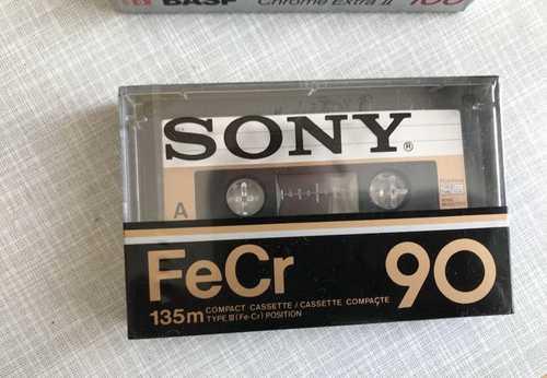 Новая аудиокассета Sony FeCr 90