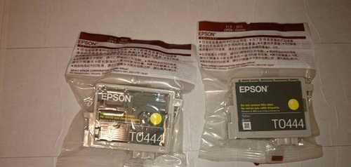 Картридж жёлтый для принтера epson
