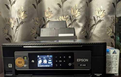 Цветное мфу Epson XP-440 с снпч