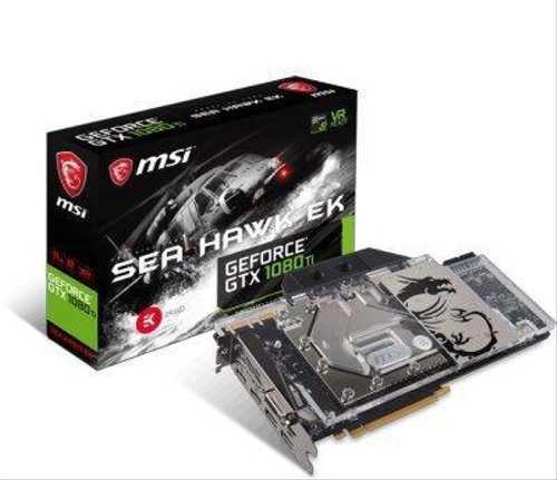 Видеокарта MSI GeForce GTX 1080 Ti Sea Hawk EK X