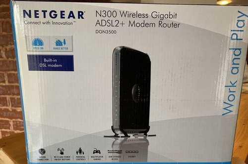 Модем роутер Netgear N300 Wireless Gigabit adsl2+