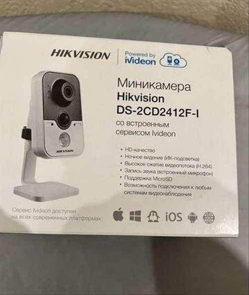 IP камера hikvision DS-2CD2412F-IW