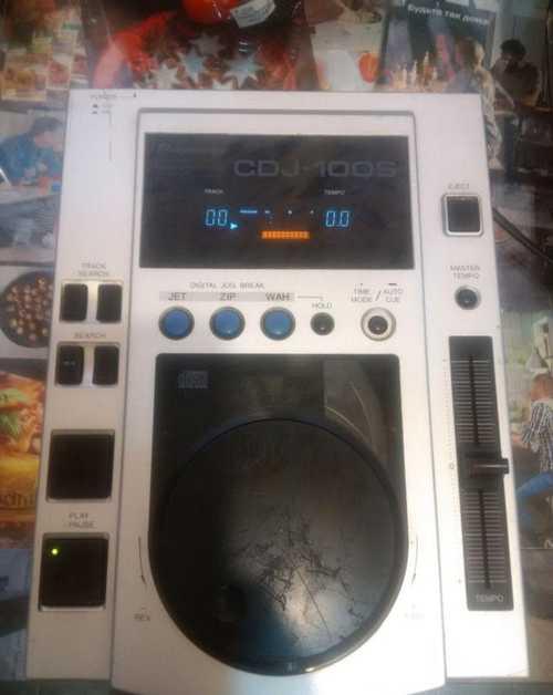 Pioneer CDJ-100 (DJ CD проигрыватель, не работает)